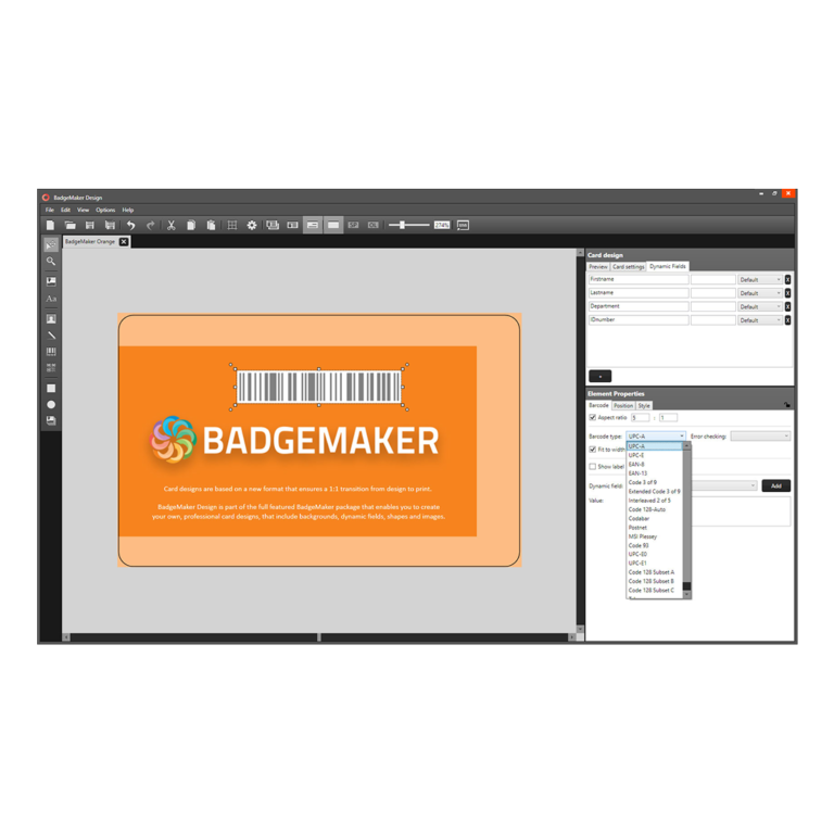 BadgeMaker PRO - Card Design and Print Software