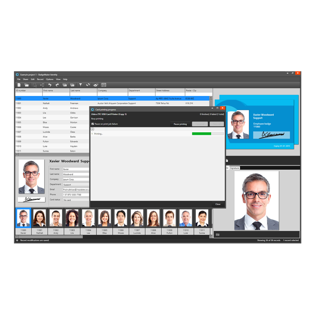 BadgeMaker PRO - Card Design and Print Software