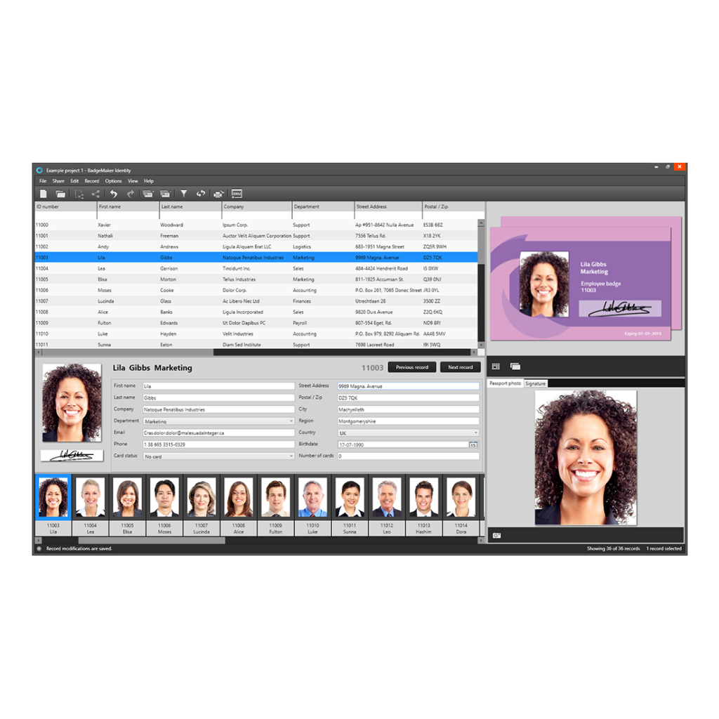 BadgeMaker PRO - Card Design and Print Software